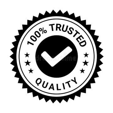100 Trusted Company Logo, Icon and Badges Stock Vector - Illustration ...