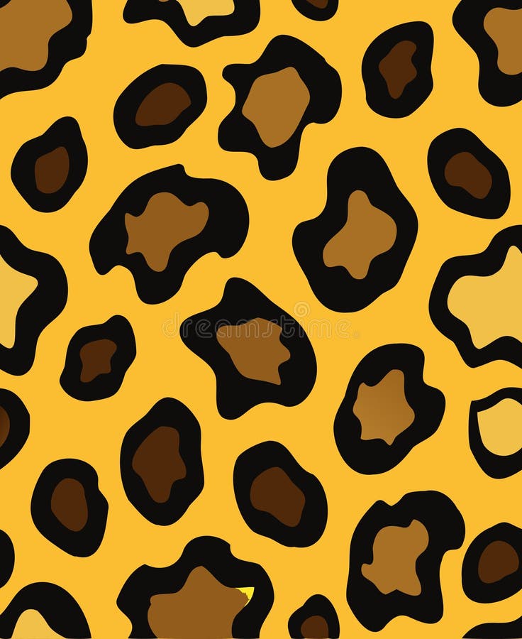 Vibrant Leopard Print Pattern - Stylish Animal Print Design Stock ...