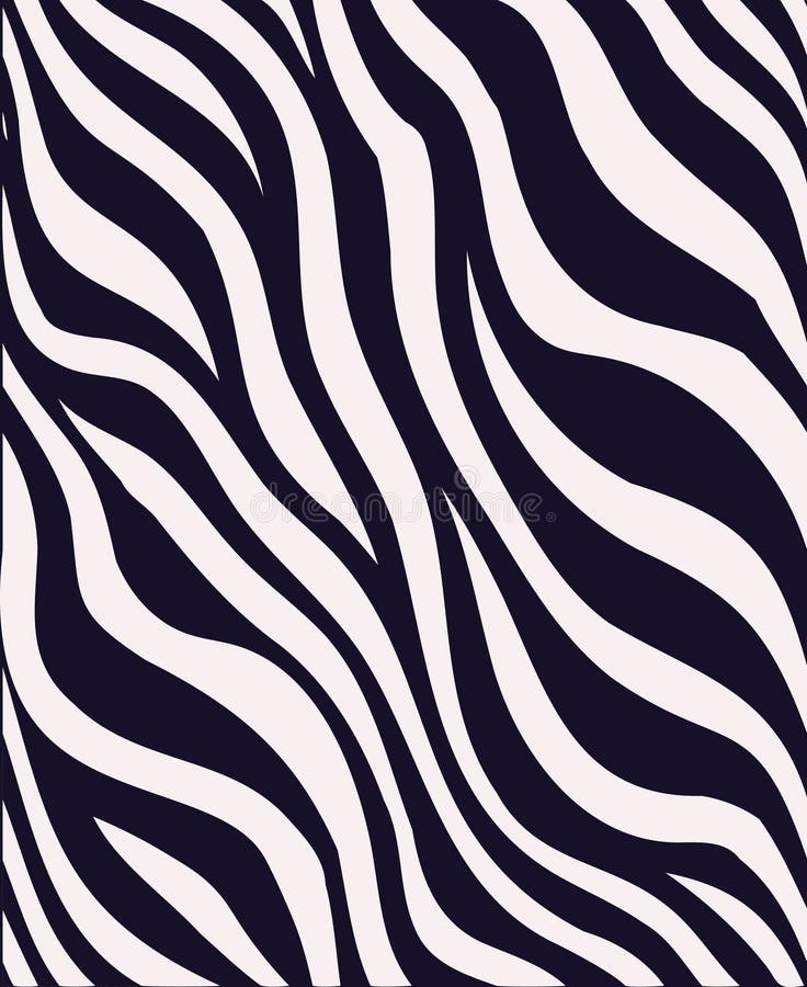 Bold Zebra Animal Print Pattern - Black and White Striped Background ...