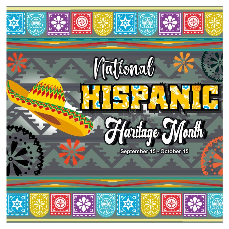 National Hispanic Heritage Month Celebration with Hats and Cultural ...