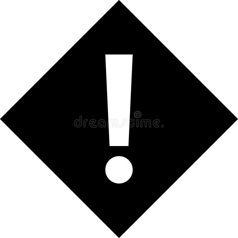 Warning Dangerous Attention Icon, Danger Symbol, Filled Flat Sign ...