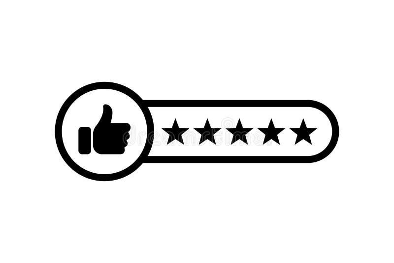 Consumer or Customer Product Rating Flat Icon. Rating Feedback Icon ...