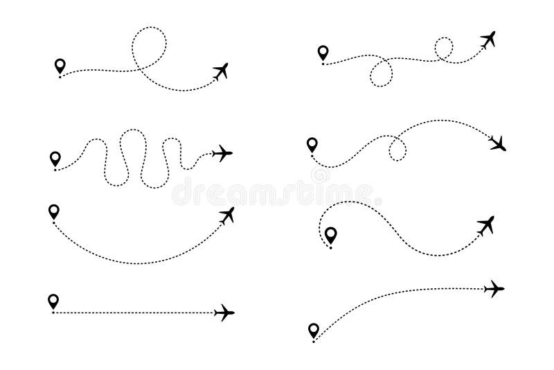 Dotted Line Drawing Shapes Stock Illustrations – 3,020 Dotted Line ...