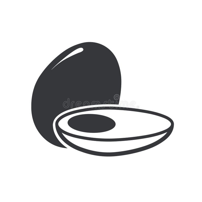 Isolated Egg Icon Pictogram Representing Nutrition and Freshness, Stock ...
