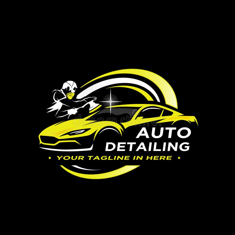 Creative Auto Car Detailing Logo Vector Stock Illustration ...