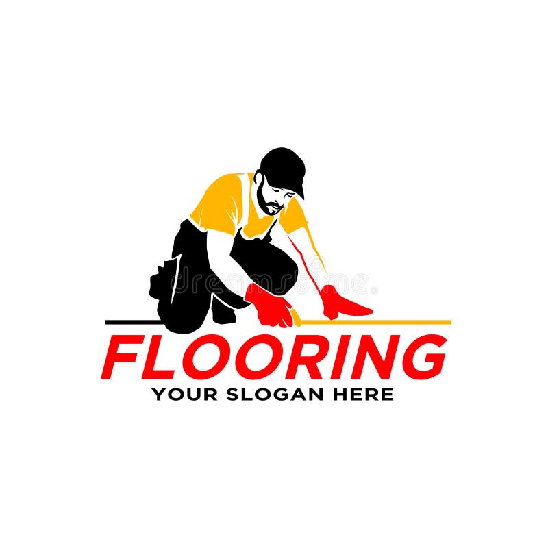 Creative Flooring Home Logo Vector Stock Illustration - Illustration of ...