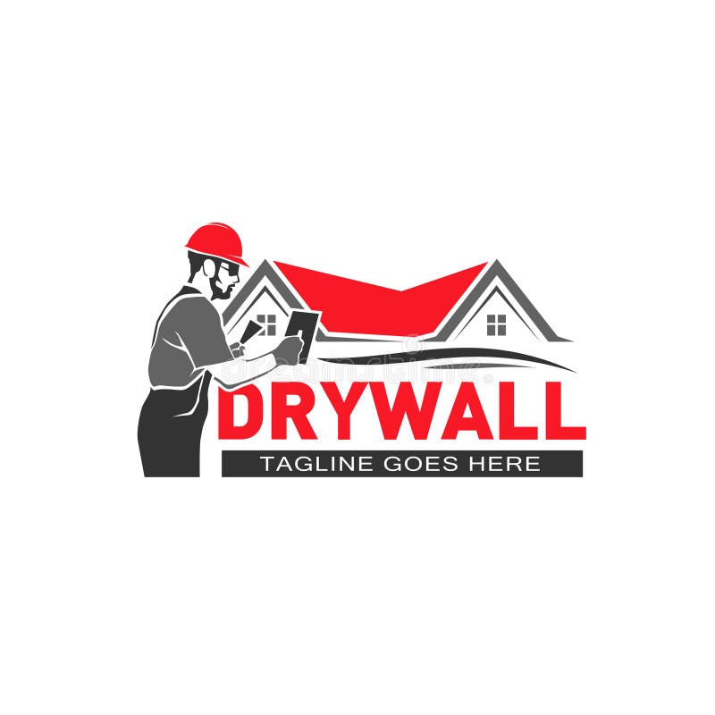 Creative Drywall Home Logo Vector Stock Illustration - Illustration of ...