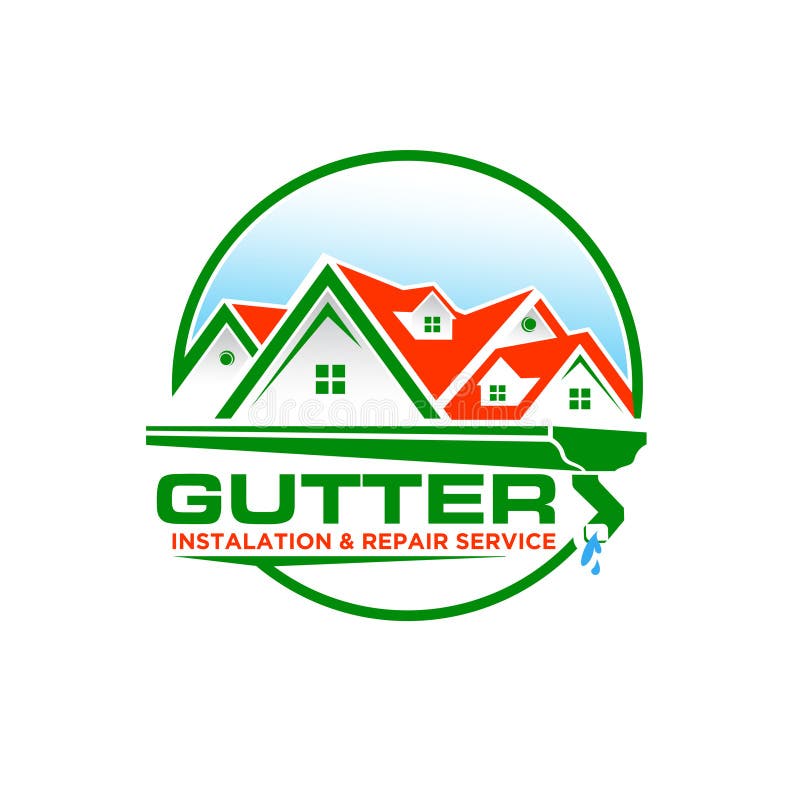 Gutter Company Logo Rain Gutter Logo Hi Res Stock Photography And