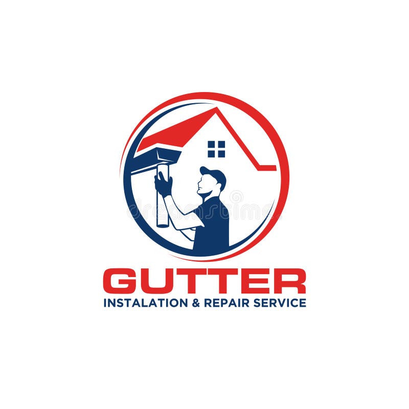 Gutter Home Logo Pro Vector Stock Illustration - Illustration of home ...