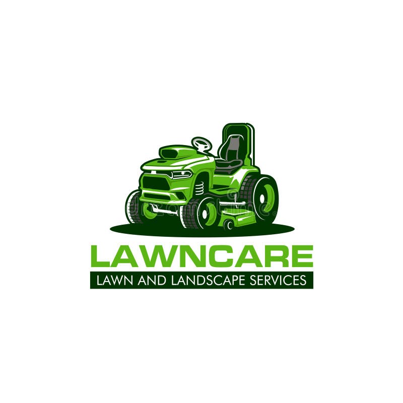 Lawncare Landscape Logo Vector Stock Illustration - Illustration of ...