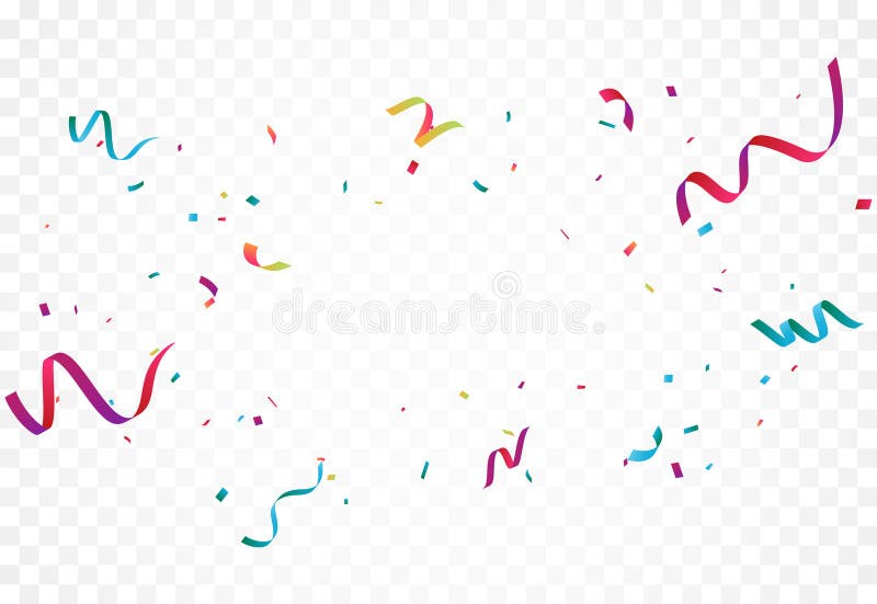 Abstract Colorful Confetti Banner Background. Birthday, Holiday ...
