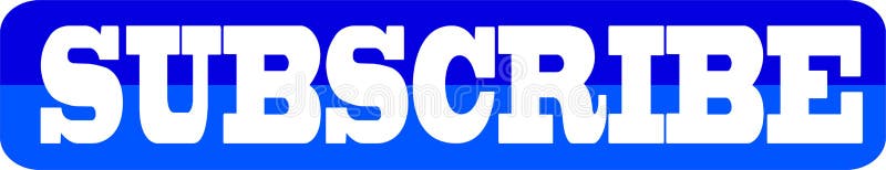 Subscribe Button Blue Vector File Eps Illustration on White Background ...