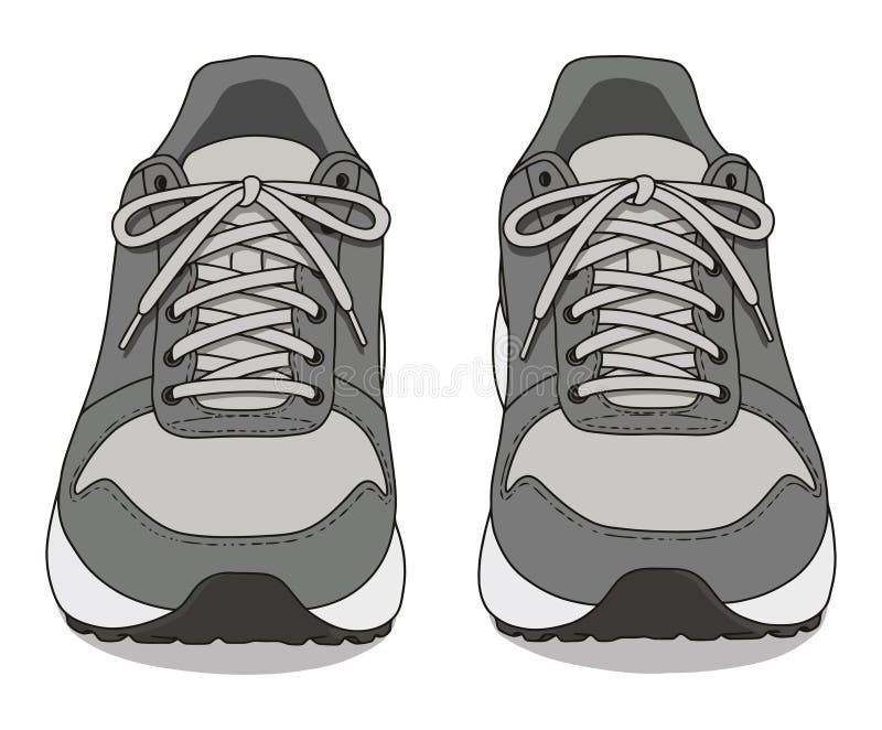 Generic Sports Shoes for Running Stock Vector - Illustration of fitness ...