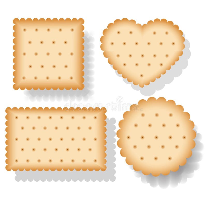 Biscuit Cookies Set Vector Design. Biscuit Cookies Sign Stock Vector ...
