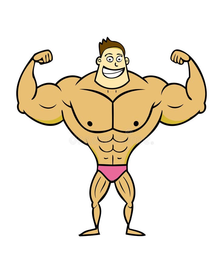 Cartoon Bodybuilder Stock Illustrations – 9,529 Cartoon Bodybuilder ...