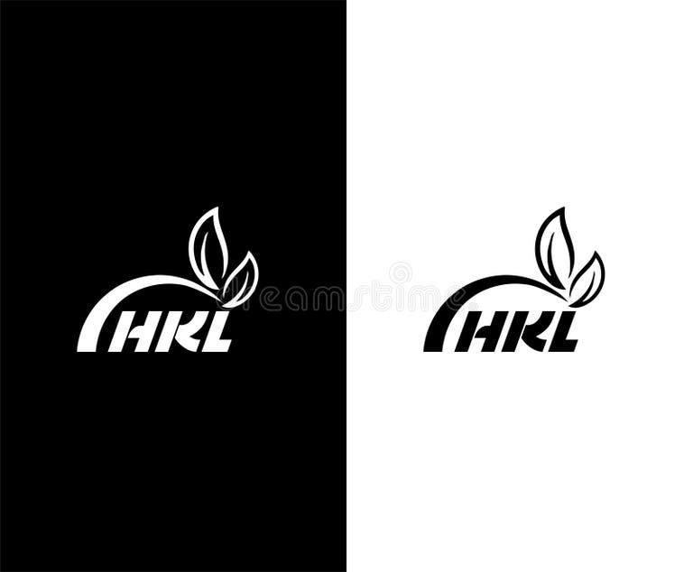 HKL Letter Technology Logo Design on Black Background HKL Creative ...