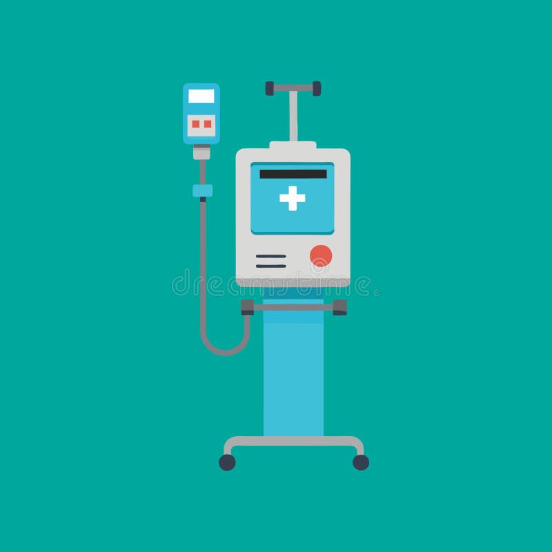 Medical Equipment-Anesthesia Machine Vector Artwork Stock Illustration ...