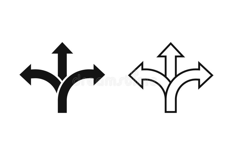 Way Vector Icon. Arrow Icon Set. Arrow Illustration Sign. Stock Vector ...