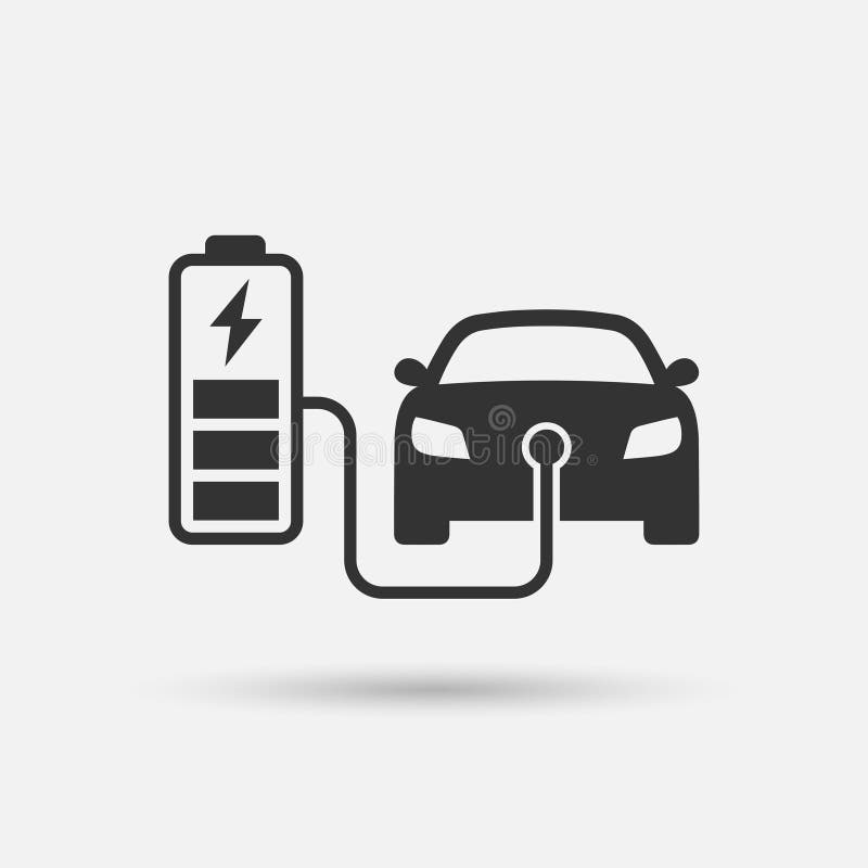 EV Car Charging Icon. Electric Car Charging Symbol Stock Vector ...