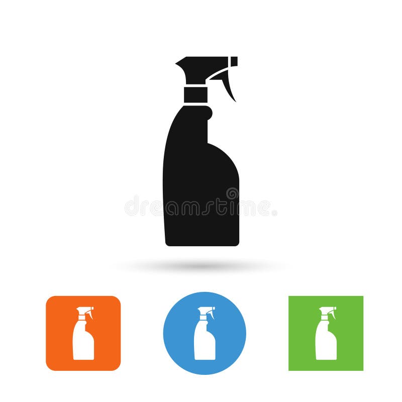 Spray Bottle Icon. Spray Bottle Vector Design Stock Vector ...