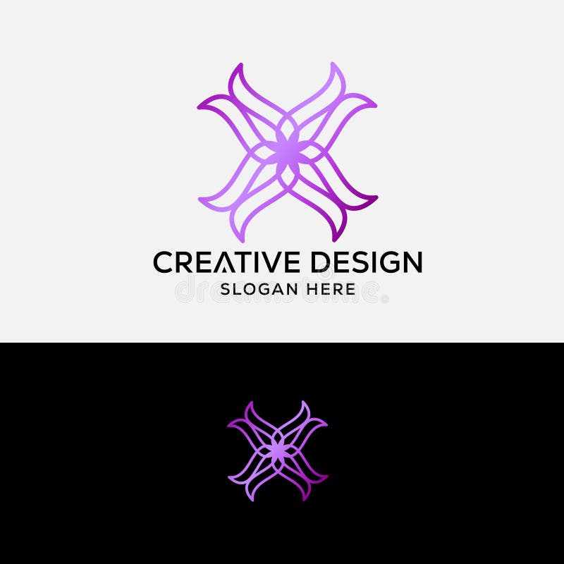 SYMBOL Initial Letter Design Monogram Abstract Logo Stock Illustration ...