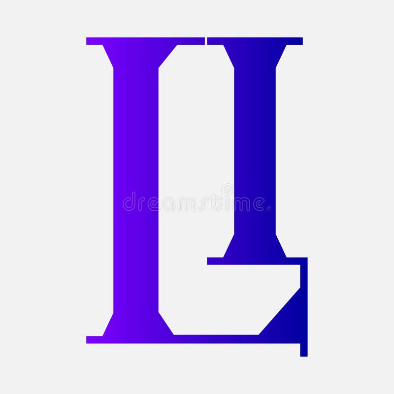 Li Symbol Initial Letter Design Monogram Abstract Logo Stock ...