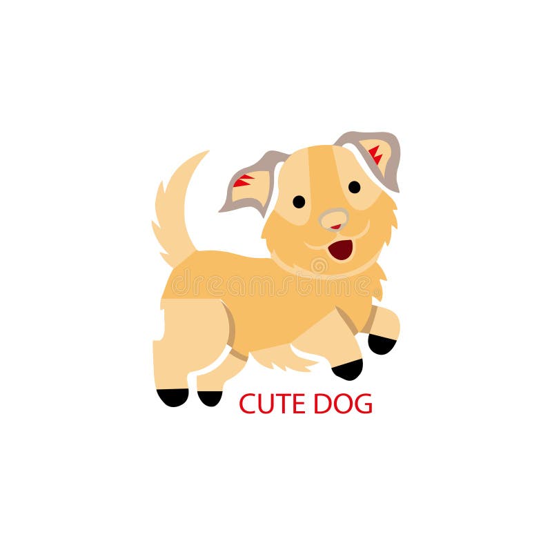 Cute Dog Logo Icon Vector . Stock Vector - Illustration of nose ...