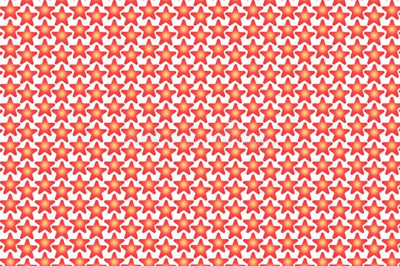 The Five-star Pattern is Red with Yellow Gradient in the Middle. Stock ...