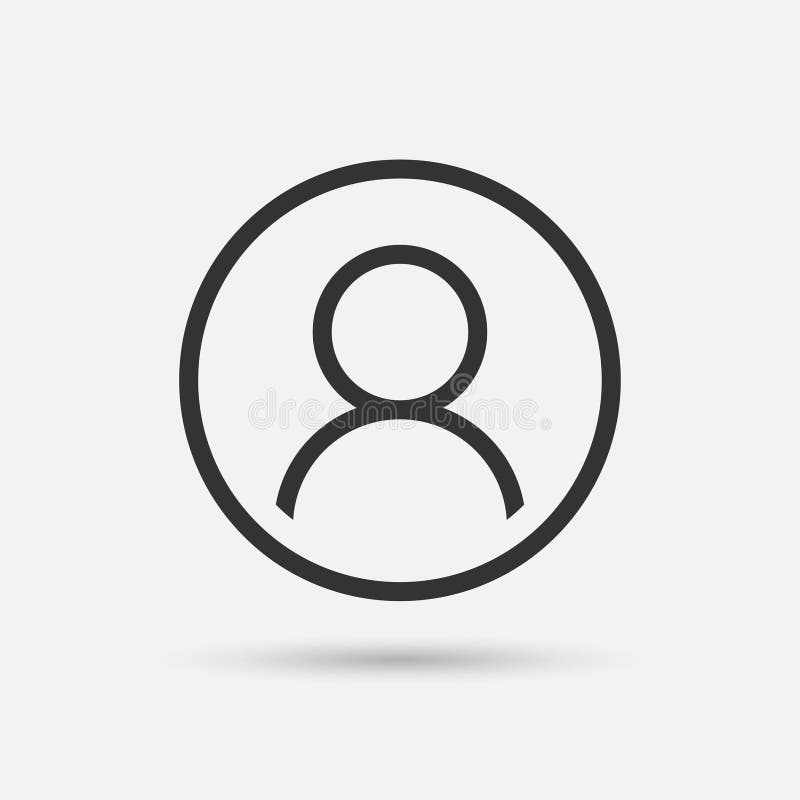 Avatar, User Profile, Person Icon. Login Icon Vector Line Symbol Stock ...
