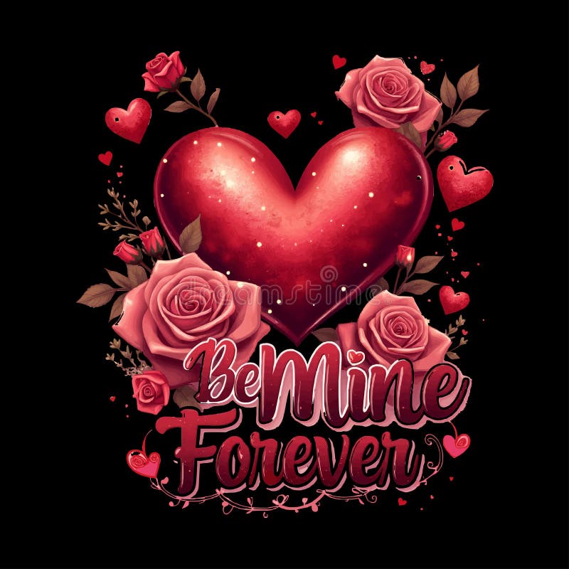 Create Festive Valentine S T-Shirt Art Featuring Roses, Cupid Arrows ...