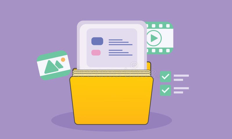 Folder and Paper for Management Multimedia File, Document Efficient ...