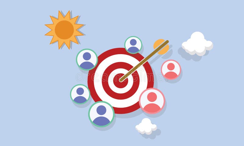 Target Customer Concept. Customer Attraction Campaign, Accurate Promo ...
