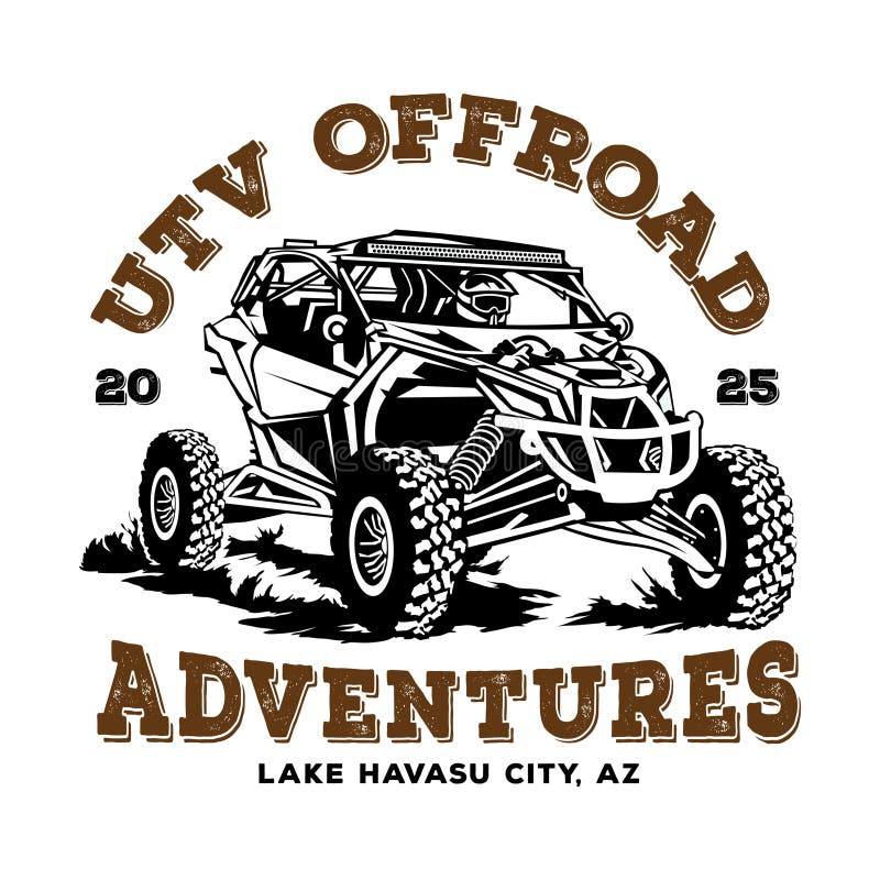 UTV Buggy Extreme Adventure Race Sport Vector Illustration Design Stock ...