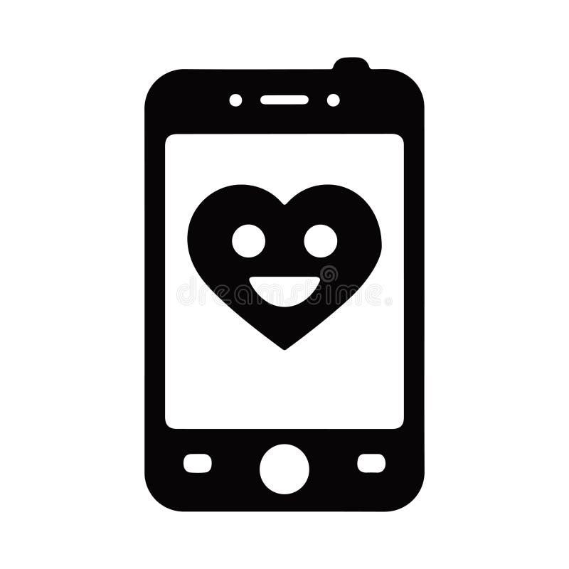 Vector Mobile Phone Shape Illustration Stock Vector - Illustration of ...