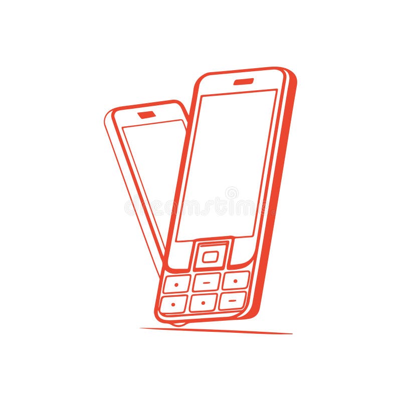 Smartphone Silhouette Vector Illustration Art Stock Vector ...