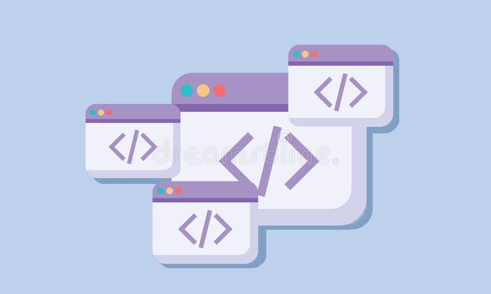 Web Coding Concept. Program Code Development. Website Programming. Web ...