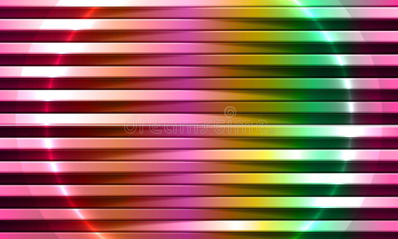 Horizontal Rainbow Stripes Abstract Background. Gradient Colorful Stock ...