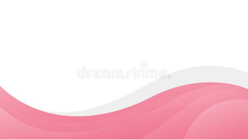 Abstract Pink Curve Background with Wave Shapes. Pink and White Beauty ...