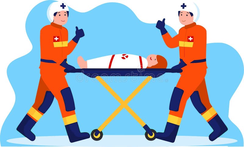 Emergency Rescue – Heroes in Action Stock Vector - Illustration of ...