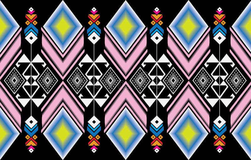 Peruvian American Indian Pattern Tribal Ethnic Motifs Geometric Vector ...