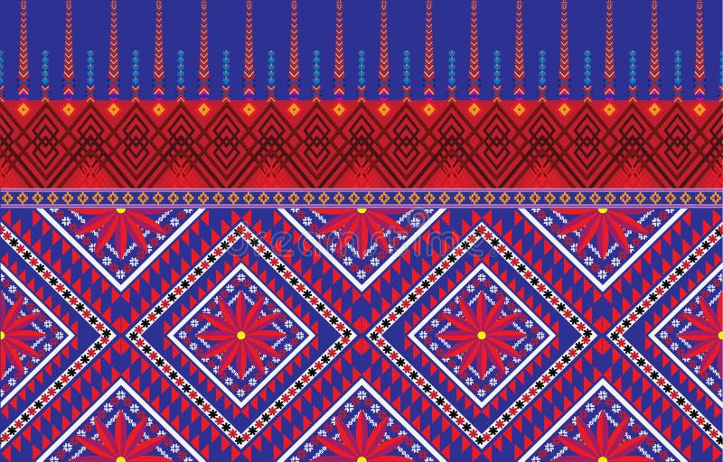Tribal Aztec Print Template for Fabric and Paper. Seamless Pattern in ...