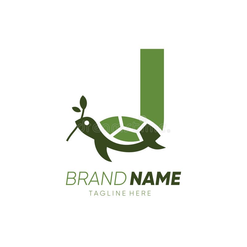 Letter J Turtle Logo Design Vector Icon Graphic Emblem Symbol Image ...