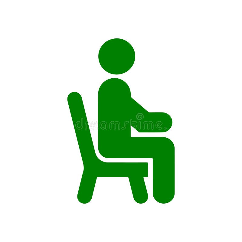 Sitting Outline Silhouette Vector Illustration Stock Vector ...