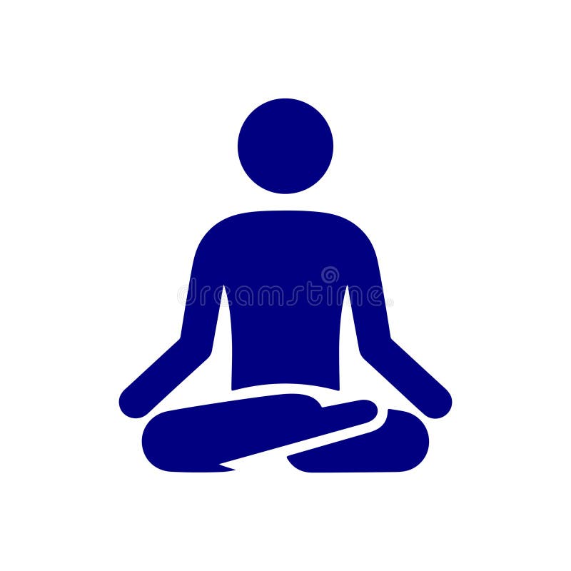 Sitting Person Silhouette Illustration Stock Vector - Illustration of ...