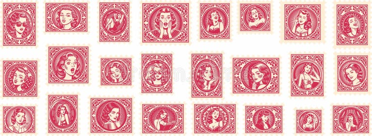 Retro Winking Woman Stock Illustrations – 342 Retro Winking Woman Stock ...