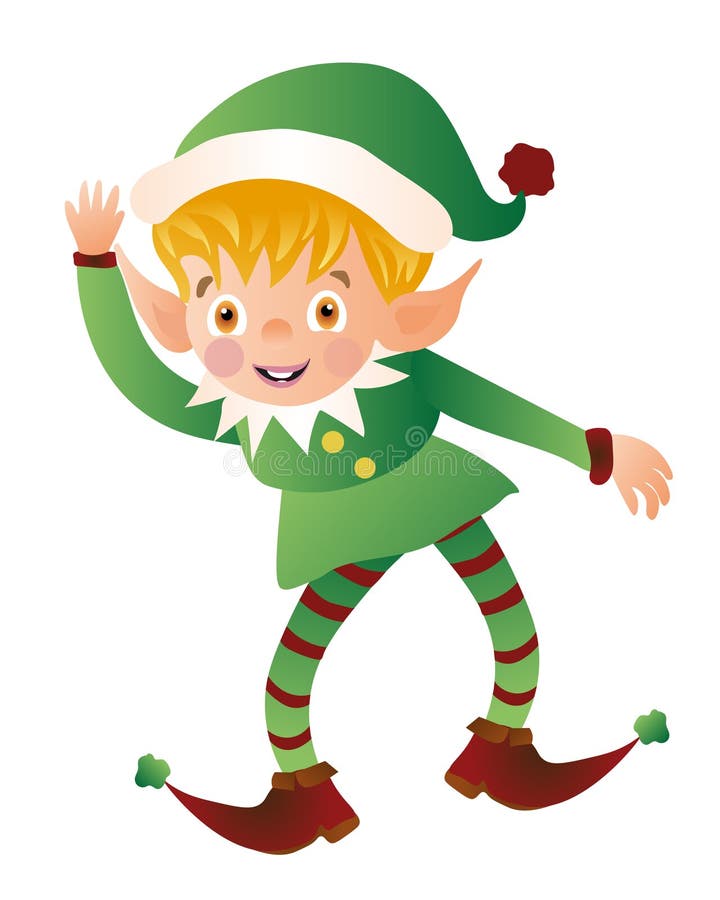 Elf Vector Illustration Clipart Stock Vector - Illustration of colored ...