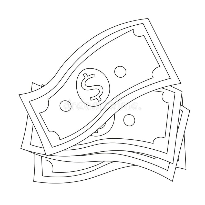 Money Vector Illustration Clipart Stock Vector - Illustration of ...