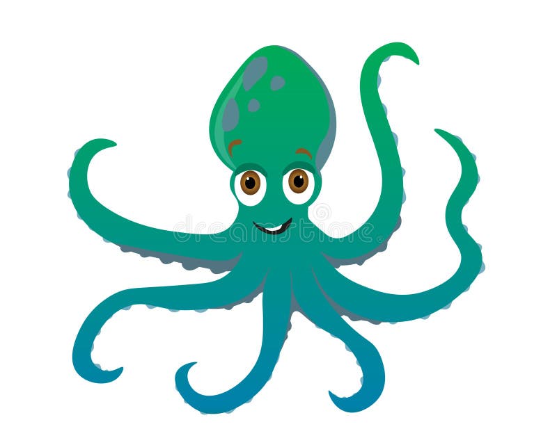 Octopus Vector Illustration Clipart Stock Vector - Illustration of ...