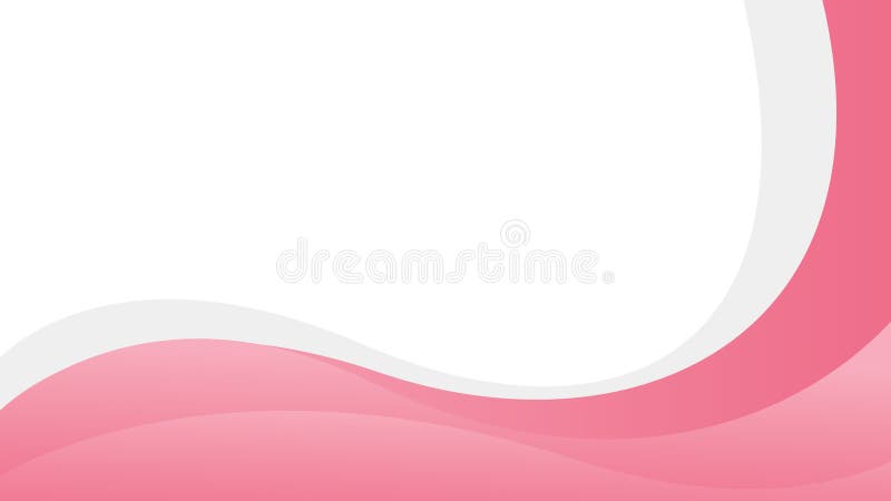 Abstract Pink Curve Background with Wave Shapes. Pink and White Beauty ...