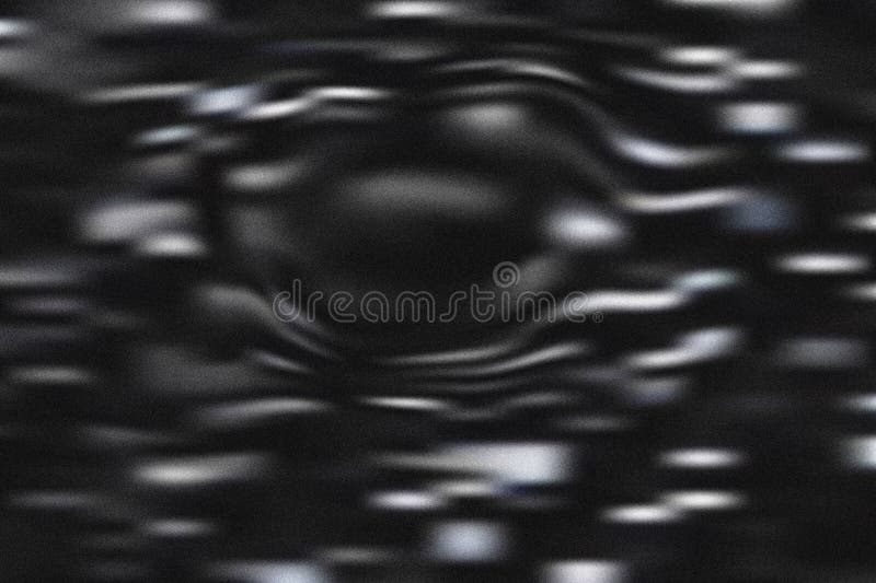 Abstract Black and White Pattern Featuring a Series of Blurred, Wavy ...